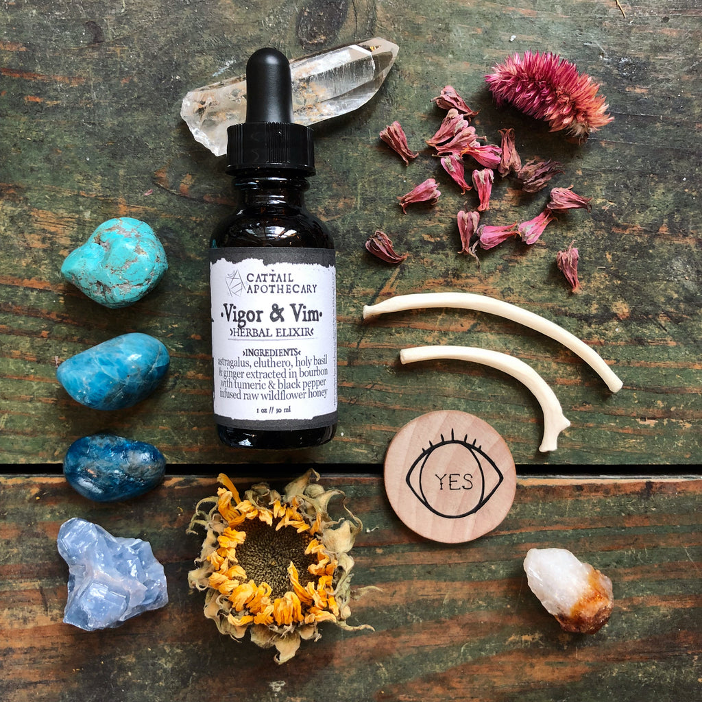 Vigor & Vim // Energy Boost Elixir – Cattail Apothecary